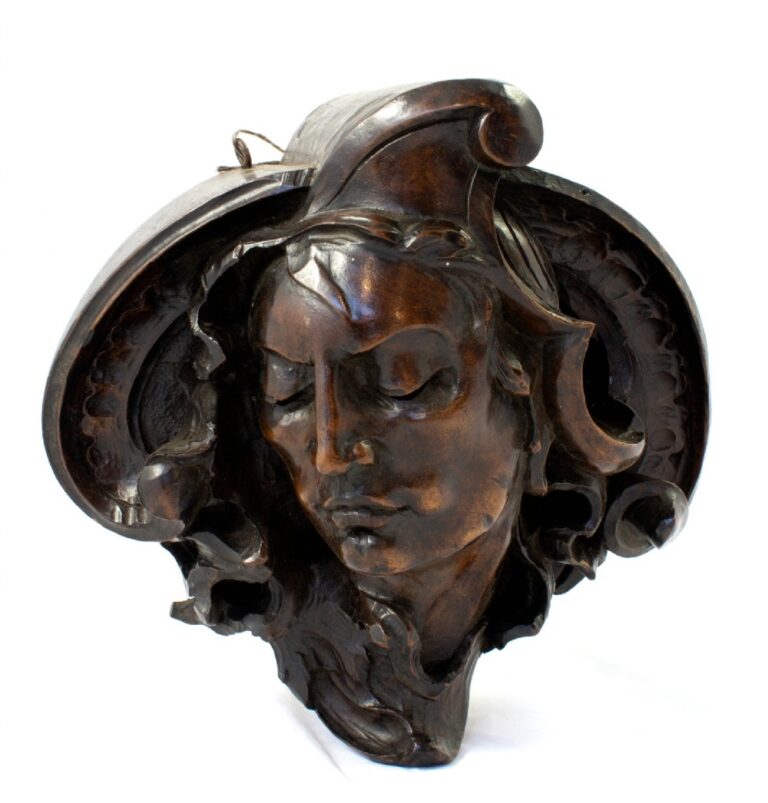 Four Finely Carved 19th Century Theatre Masks – Dickinson's Antiques ...