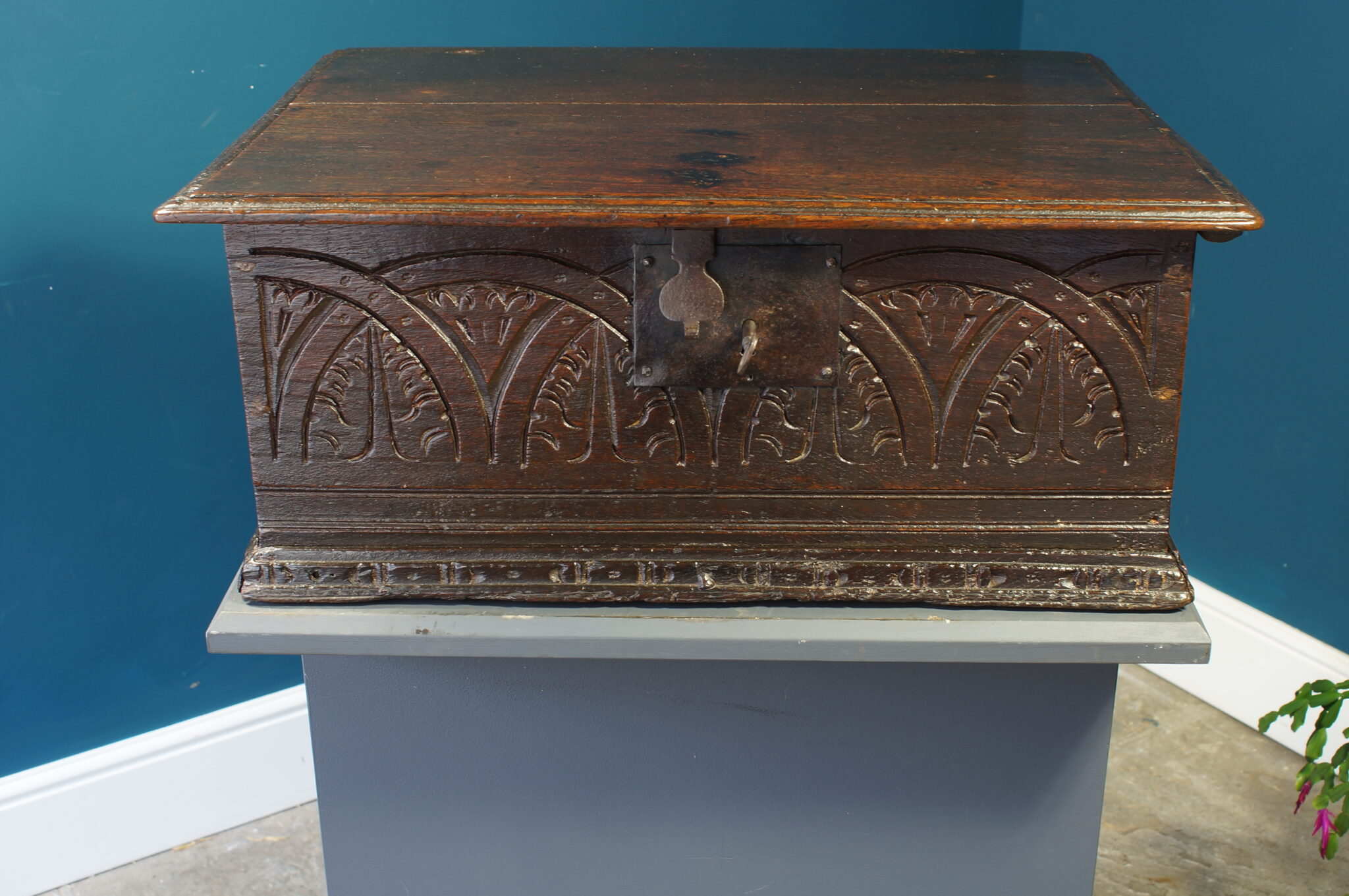 17th Century Oak Bible Box. – Dickinson's Antiques Gargrave